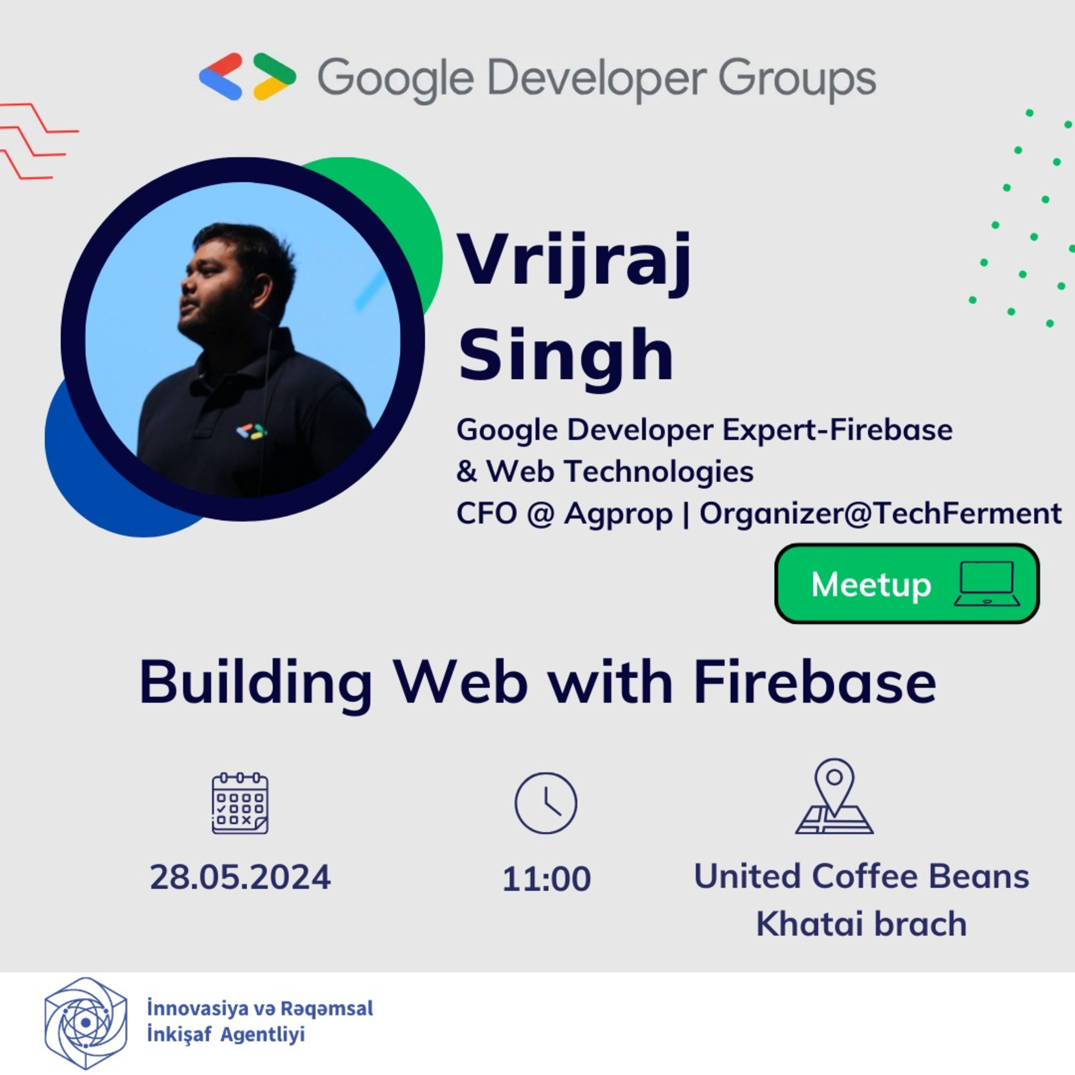 See Building Web with Firebase at Google Developer Groups GDG Baku